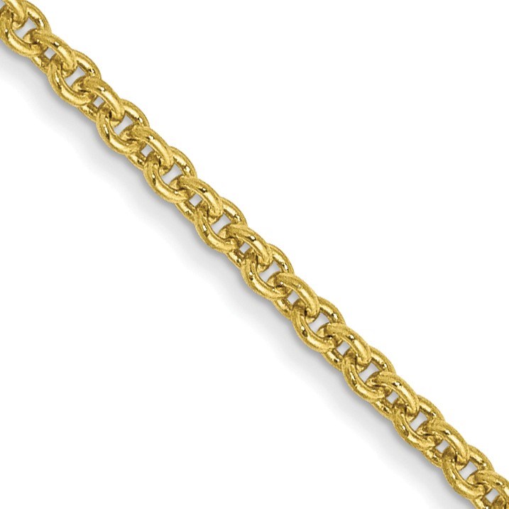 10K Yellow Gold 1.4mm Cable Chain - 22 in.