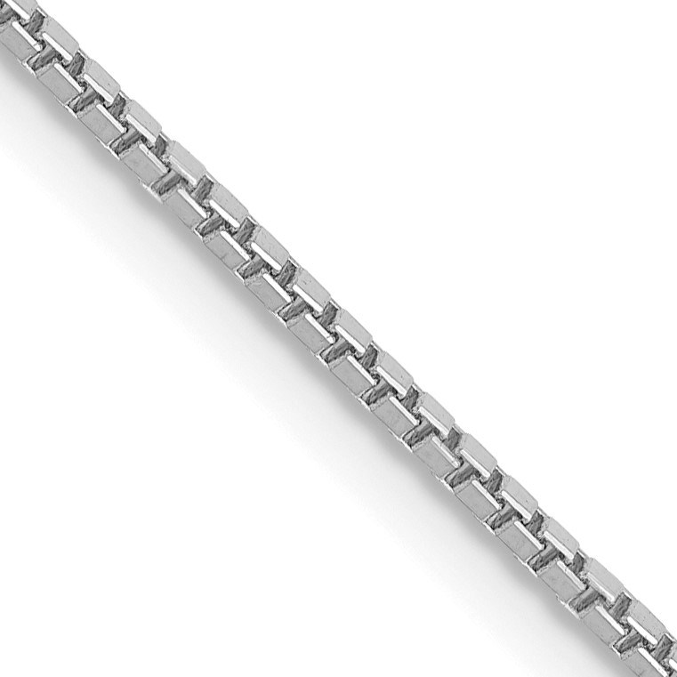 10K Yellow Gold WG 1.05mm Box Chain - 24 in.
