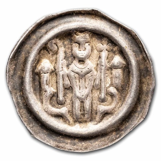 1100-1500 German States Silver Bracteate (Random Coin)