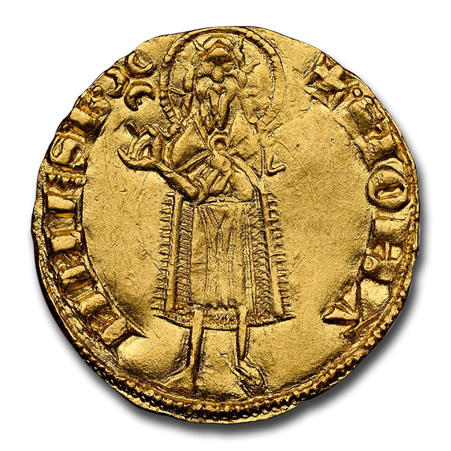 (1252-1422) Italy Gold Fiorino MS-62 NGC (Florence)