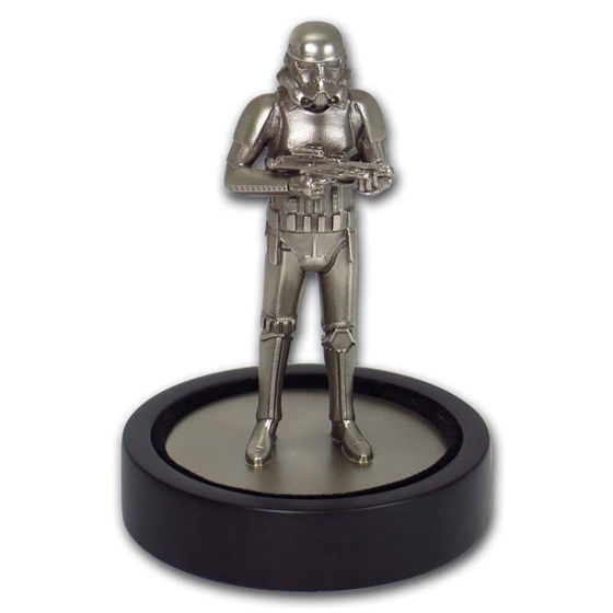 Buy 130 gram Silver Stormtrooper Miniature Statue | APMEX