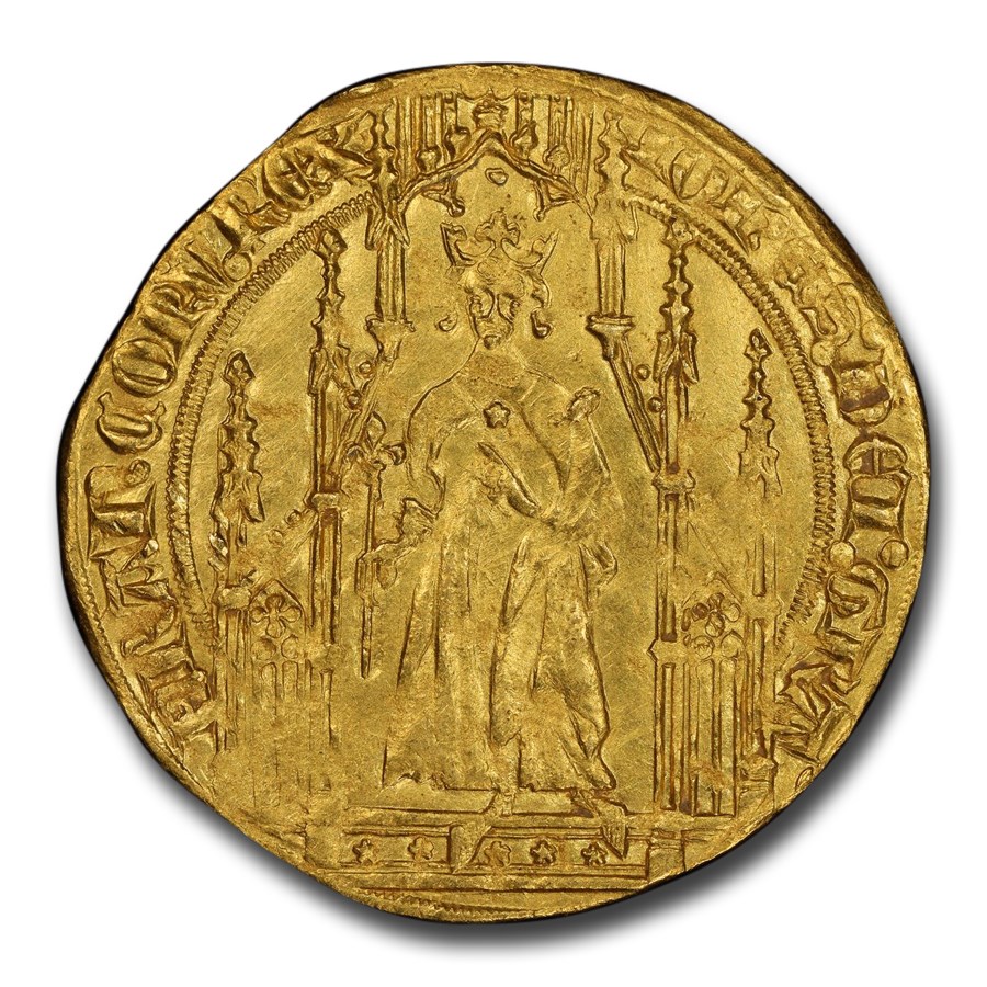 Buy (1350-1364) France Gold Royal d'Or Jean II MS-62 PCGS | APMEX