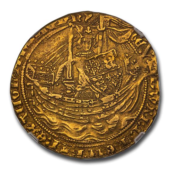 Buy (1351-52) Great Britain Gold Noble Edward III XF-45 NGC Coin Online ...