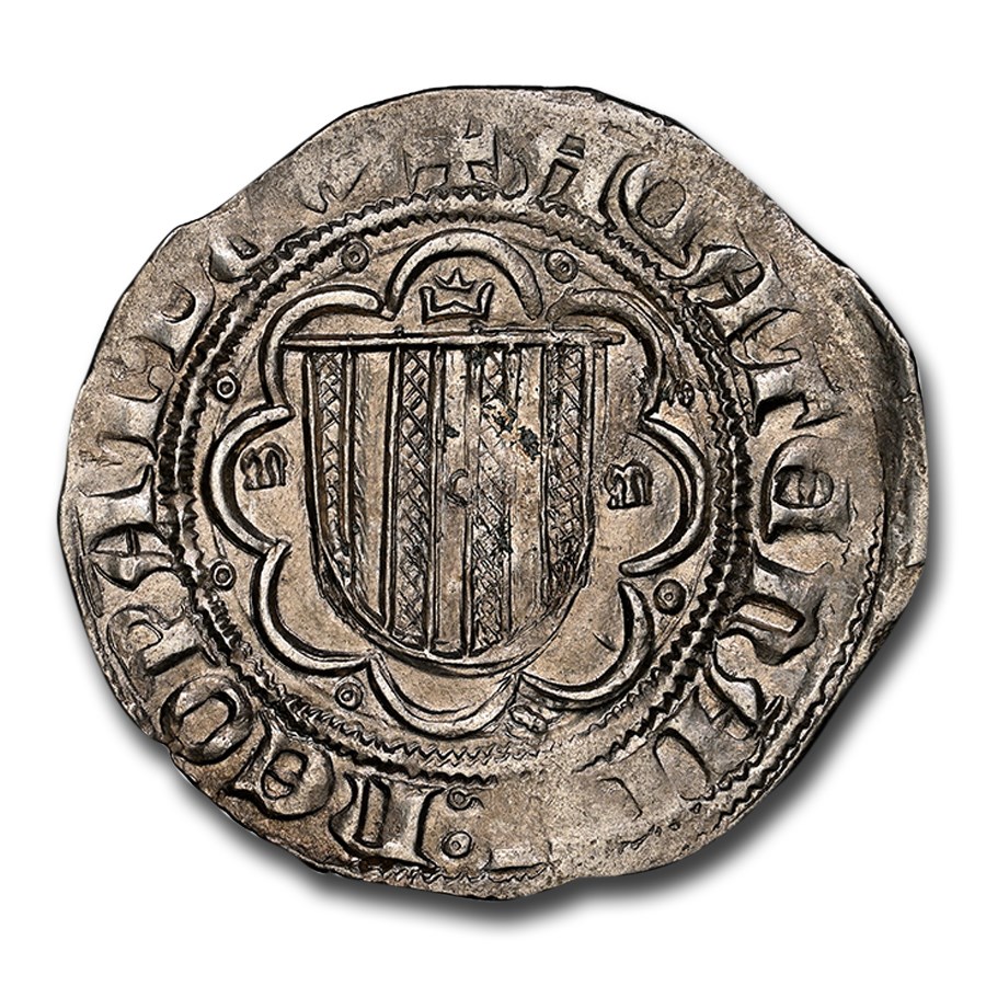 Buy (1355-77) Italy Sicily Silver Pierreale MS-64 NGC | APMEX