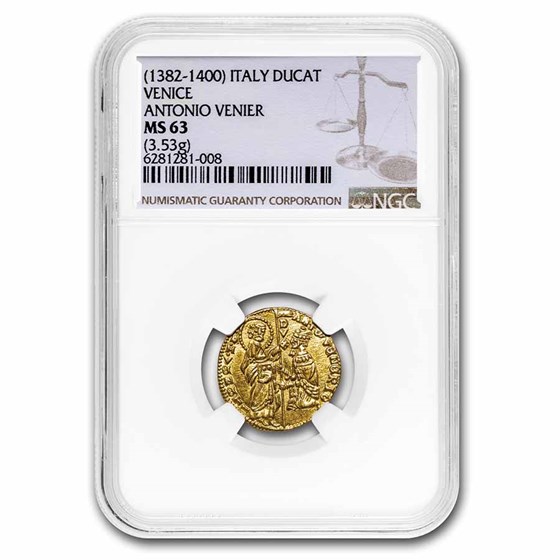 Buy 1382-1400 Venet Rep Gold Ducat Ant Venier MS-63 | APMEX