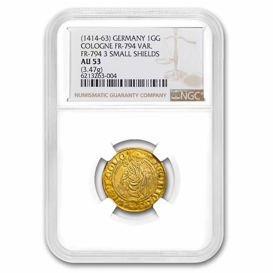 Buy 1414-63 Archbishop Cologne AV Goldgulden AU-53 | APMEX