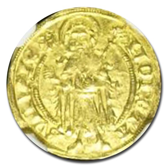 1414-63 Archbishopric of Cologne AV Goldgulden MS-63 NGC (Fr-793)