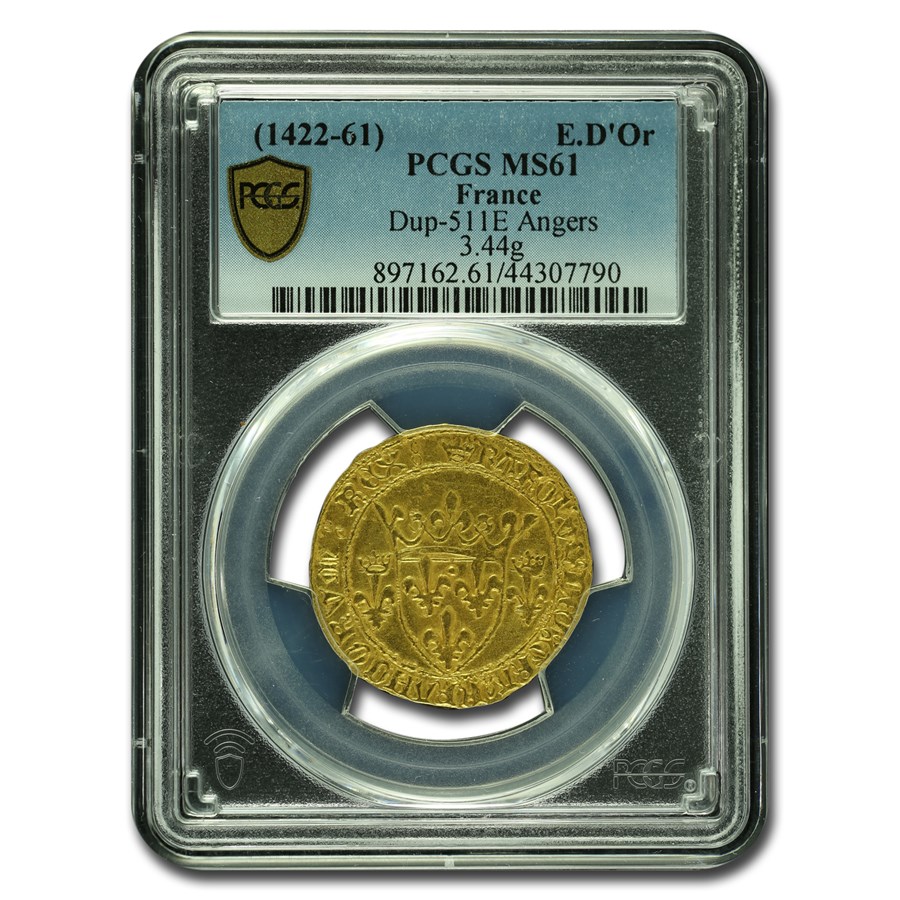 Buy (1422-1461) France Gold Ecu d'Or Charles VI MS-61 PCGS | APMEX