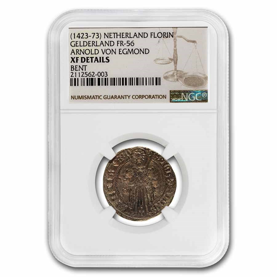 Buy 1423-73 Netherlands Gold Florin Arnold Von Egmond XF Details NGC ...