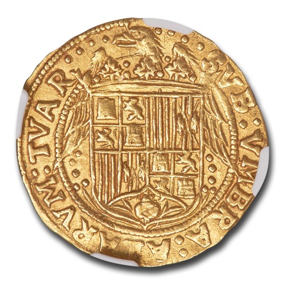 Buy (1476-1516) Kingdom of Spain Gold 2 Excelentes MS-64 NGC | APMEX