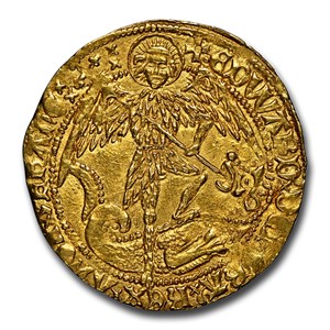 Buy 1477-80 England Gold Angel Edward IV MS-64 NGC | APMEX