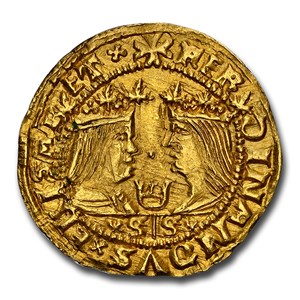 (1479-1504) Spain Gold Ducat Ferdinand and Isabella MS-64 NGC