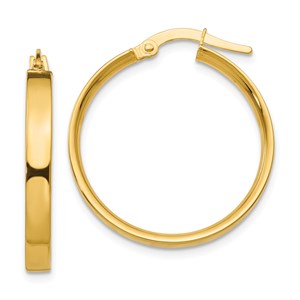 Buy 14k 21 mm Hoop Earrings | APMEX