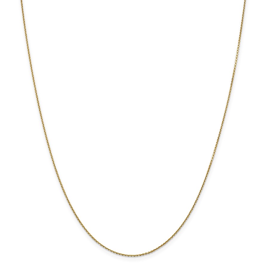 Buy 14k Gold .90 mm Diamond-cut Cable Chain Necklace - 20 in. | APMEX