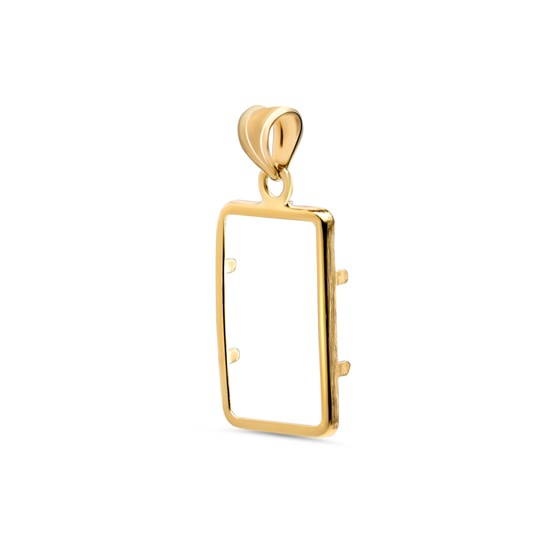 Buy 14K Gold Prong Plain-Front Bezel (1 gram Gold Bar) PAMP Suisse | APMEX