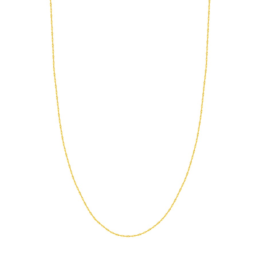 Buy 14K Yellow Gold 1.15mm Singapore Chain 18in | APMEX