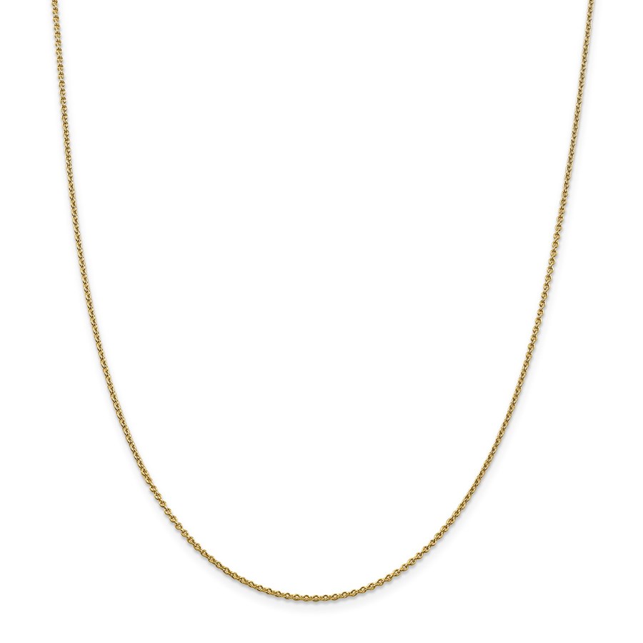 Buy 14k Yellow Gold 1.4 mm Solid Polished Cable Chain - 26 in. | APMEX