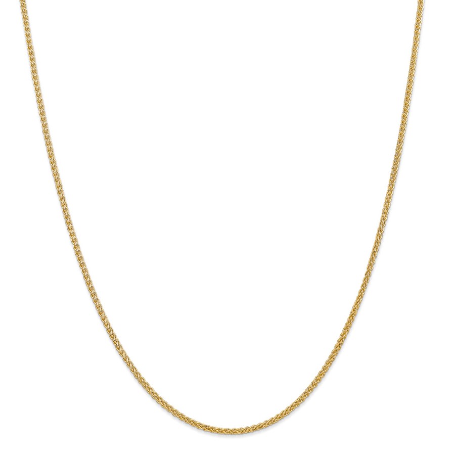 Buy 14k Yellow Gold 2.00 mm Semi-Solid Chain - 22 in. | APMEX