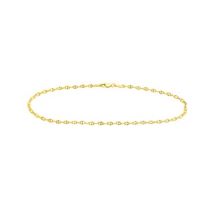 Buy 14K Yel Gold 2.65mm Polished Anchor Chain - 10in | APMEX