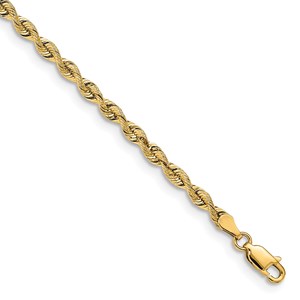 Buy 14k Yellow Gold Silky Rope Chains Online | APMEX
