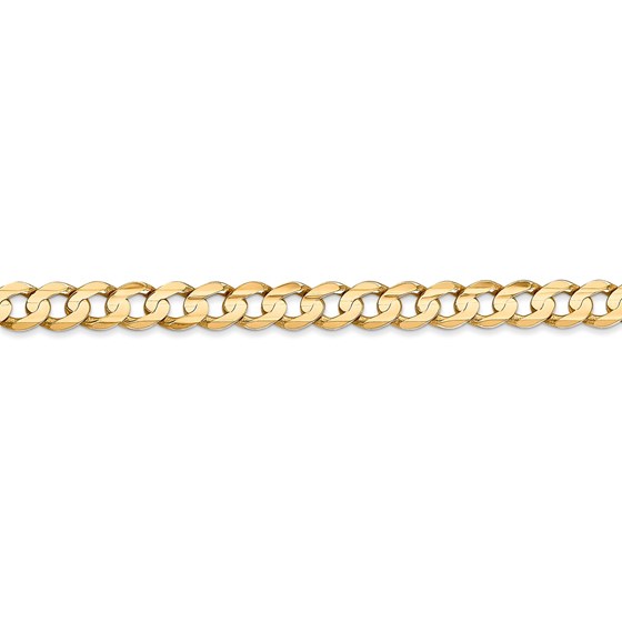 Buy 14k Yellow Gold 5.25 mm Open Concave Curb Chain - 26 in. | APMEX