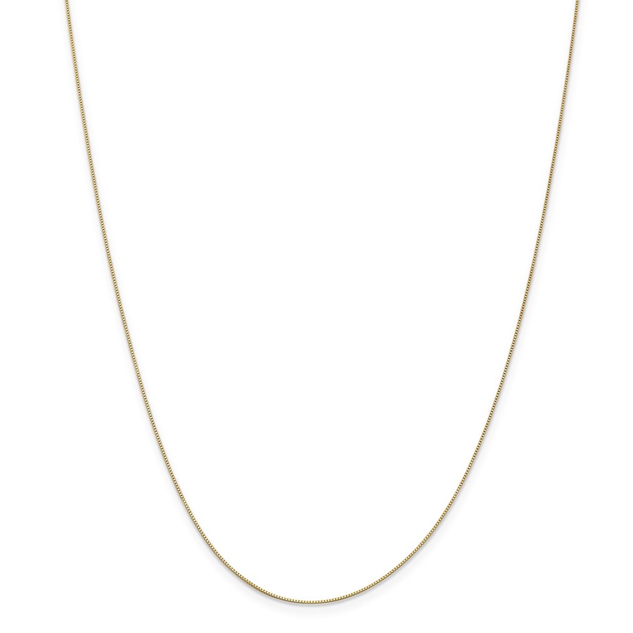 Buy 14k Yellow Gold .5 mm Box Chain - 26 in. | APMEX