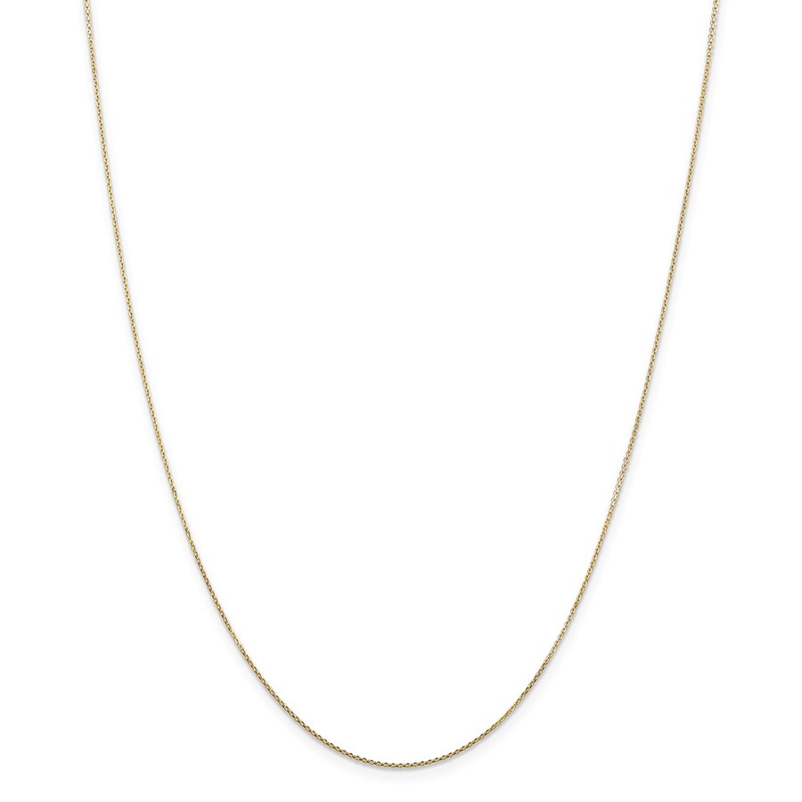 Buy 14k Yellow Gold .80 mm Diamond Cut Cable Chain - 22 in. | APMEX