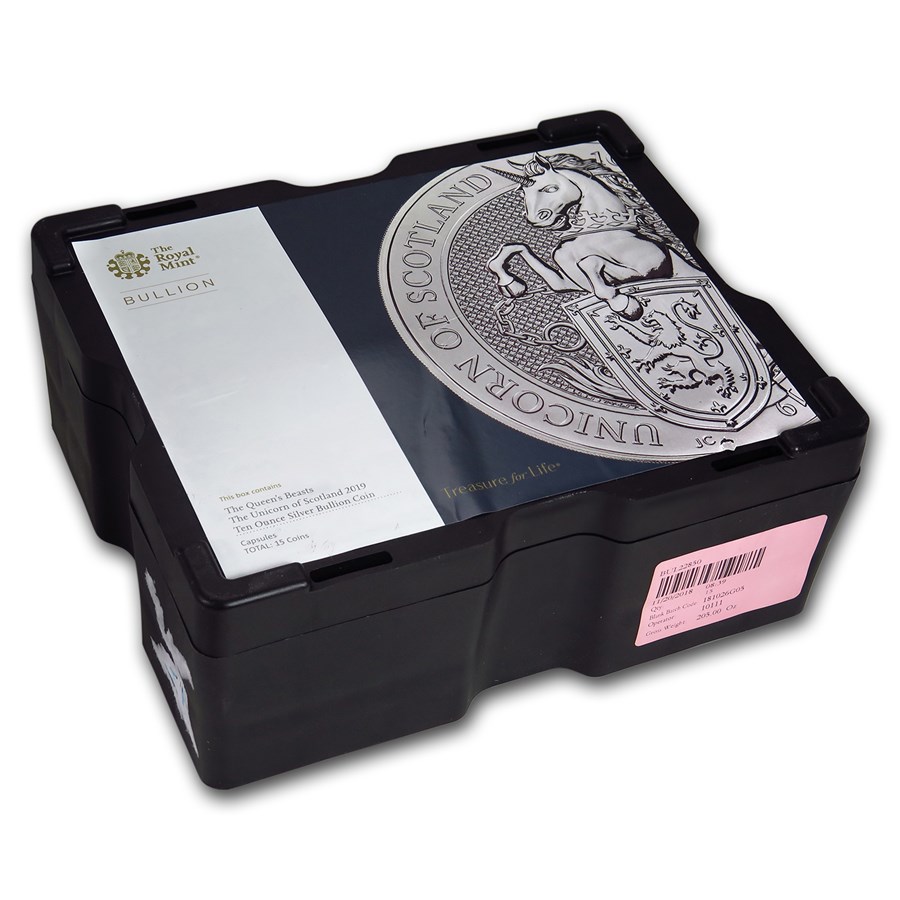Buy 15-Coin 10 oz Silver Unicorn Monster Box (Empty, Black) | APMEX