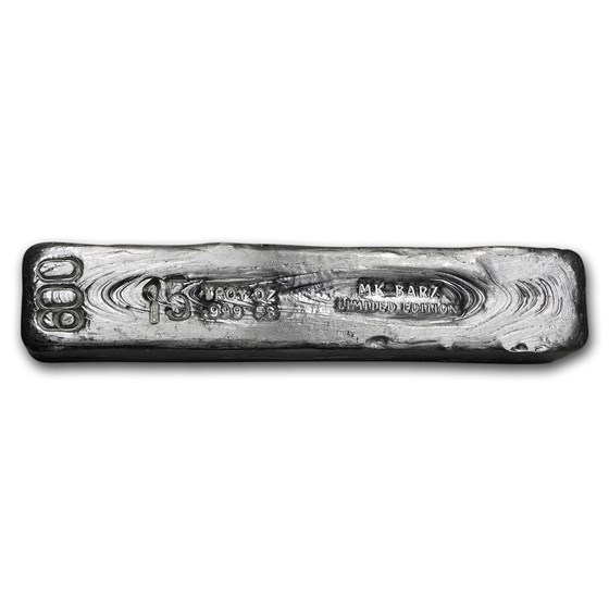 Buy 15 oz Hand Poured Silver Kit-Kat - Limited Edition: Skull & Bones ...