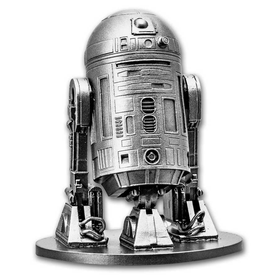 150 gram Silver R2D2 Miniature Statue