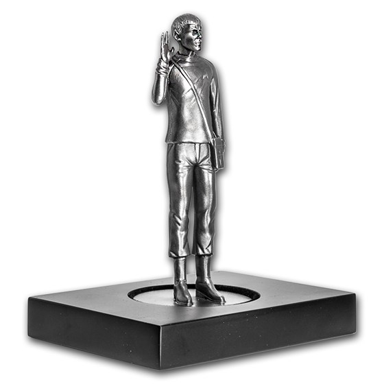 Buy 150 gram Silver Star Trek Commander Spock Statue - COA #2 | APMEX