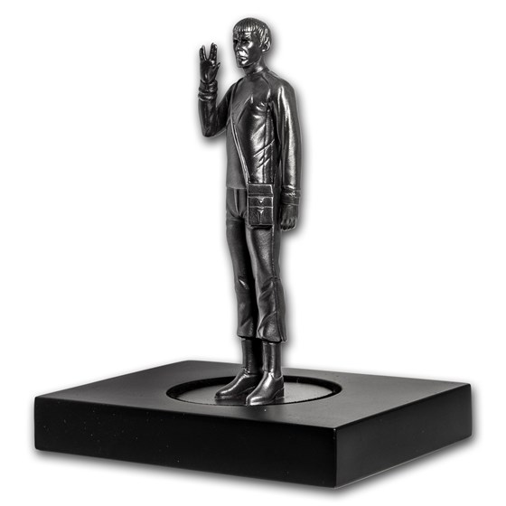 Buy 150 gram Silver Star Trek Commander Spock Statue - COA #3 | APMEX