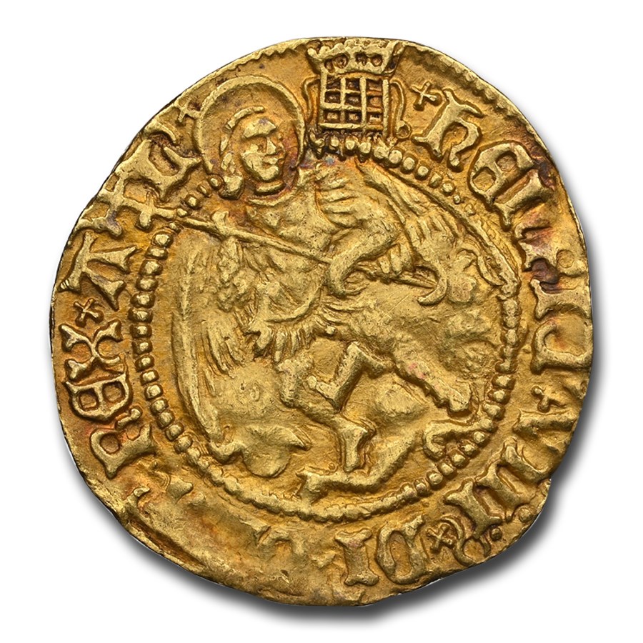 Buy 1509-26 GB Gold Half Angel Henry VIII AU-55 | APMEX
