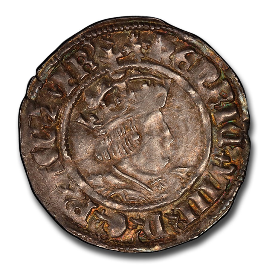 Buy (1526-32) Great Britain Silver Half Groat Henry VIII AU-55 PCGS | APMEX