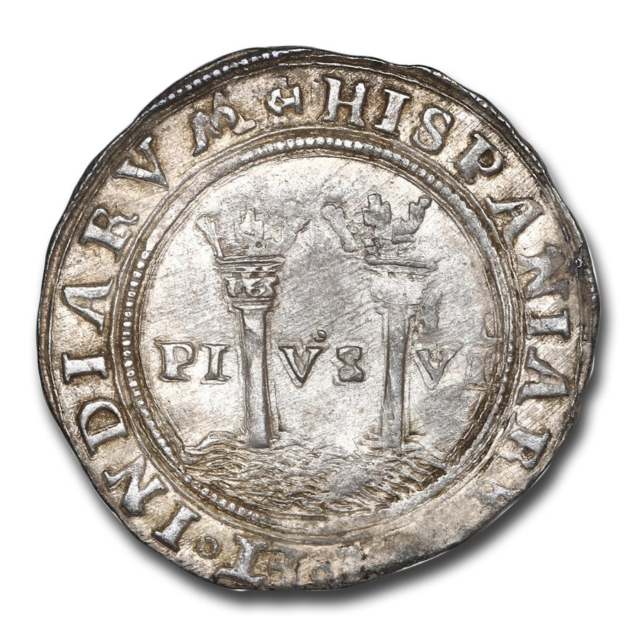 Buy 1542-1555-M Mexico Silver Real Carlos I MS-61 NGC | APMEX