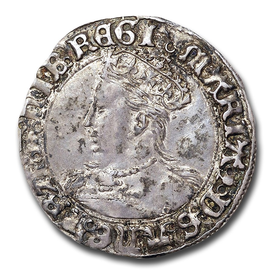 Buy 1553-1554 Great Britain Silver Groat Mary AU-50 NGC | APMEX