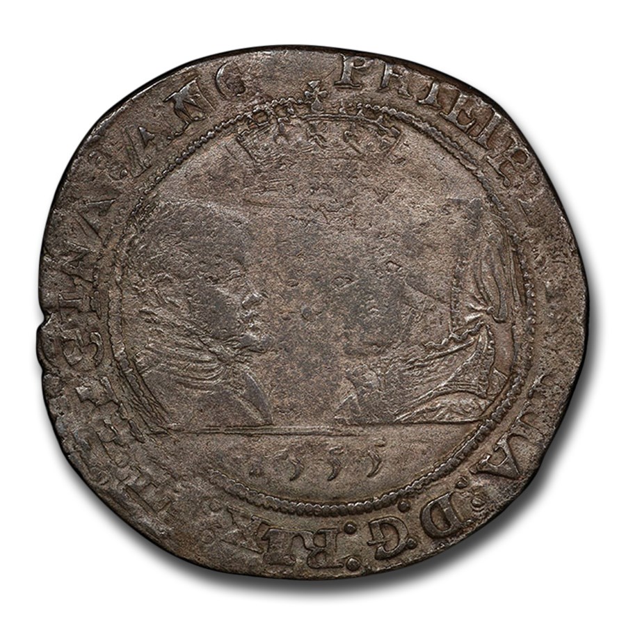 Buy 1555 Ireland Silver Shilling Philip & Mary VF-20 PCGS | APMEX