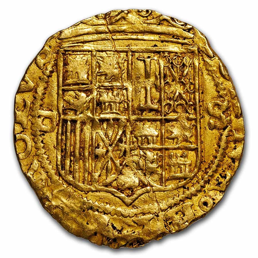 Buy 1556-1598 S CJ Spain Gold Escudo Philip II XF | APMEX