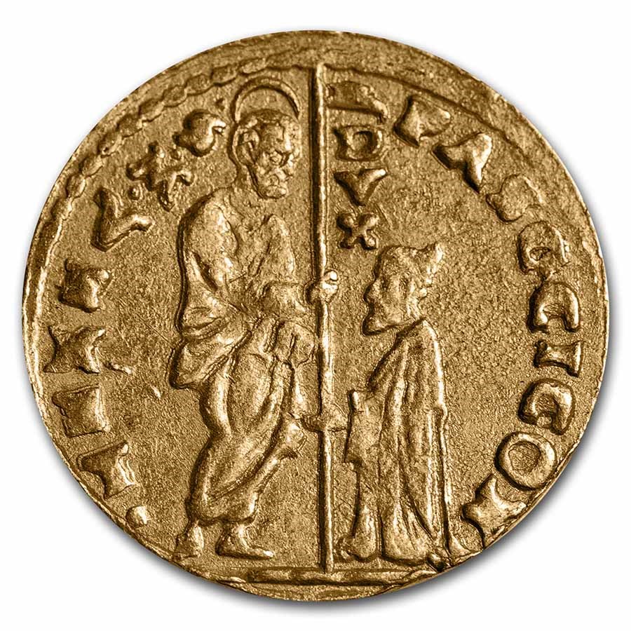 Buy 1585-95 Italy Venice Gold Zecchino Pasquale Clcogna AU | APMEX