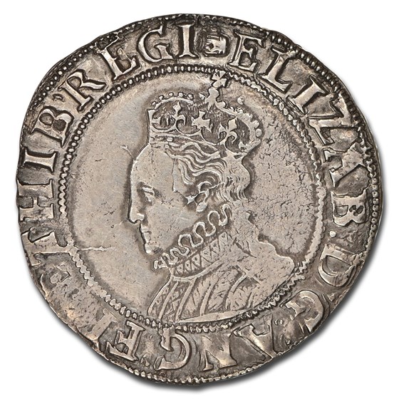 Buy 1592-95 Great Britain Silver Shilling Elizabeth I AU-53 NGC | APMEX