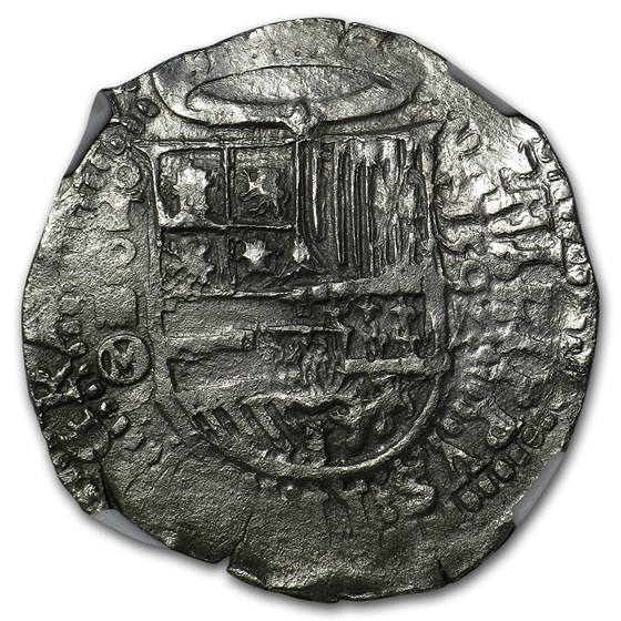 Buy 1592 Spain (Toledo) Silver 4 Reales Cob Phillip II AU-58 NGC | APMEX