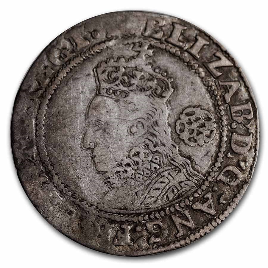 Buy 1594 England Silver 1/2 Shilling Elizabeth I VF | APMEX