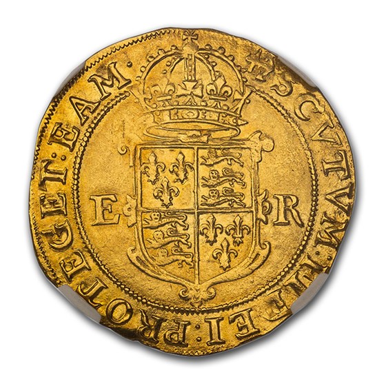 Buy (1598-1600) Great Britain Queen Elizabeth I Gold Pound MS-64 NGC ...