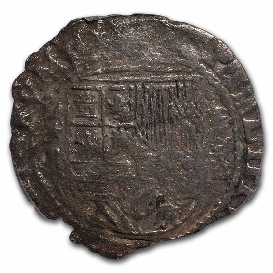 Buy 1598-1621 Bolivia AR 2 Reales Philip III PCGS (Atocha Shipwreck) | APMEX