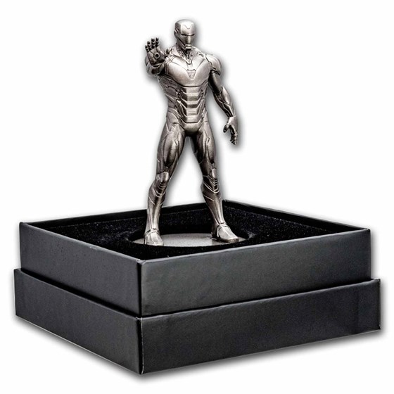 160 gram Silver Iron-Man Miniature Statue