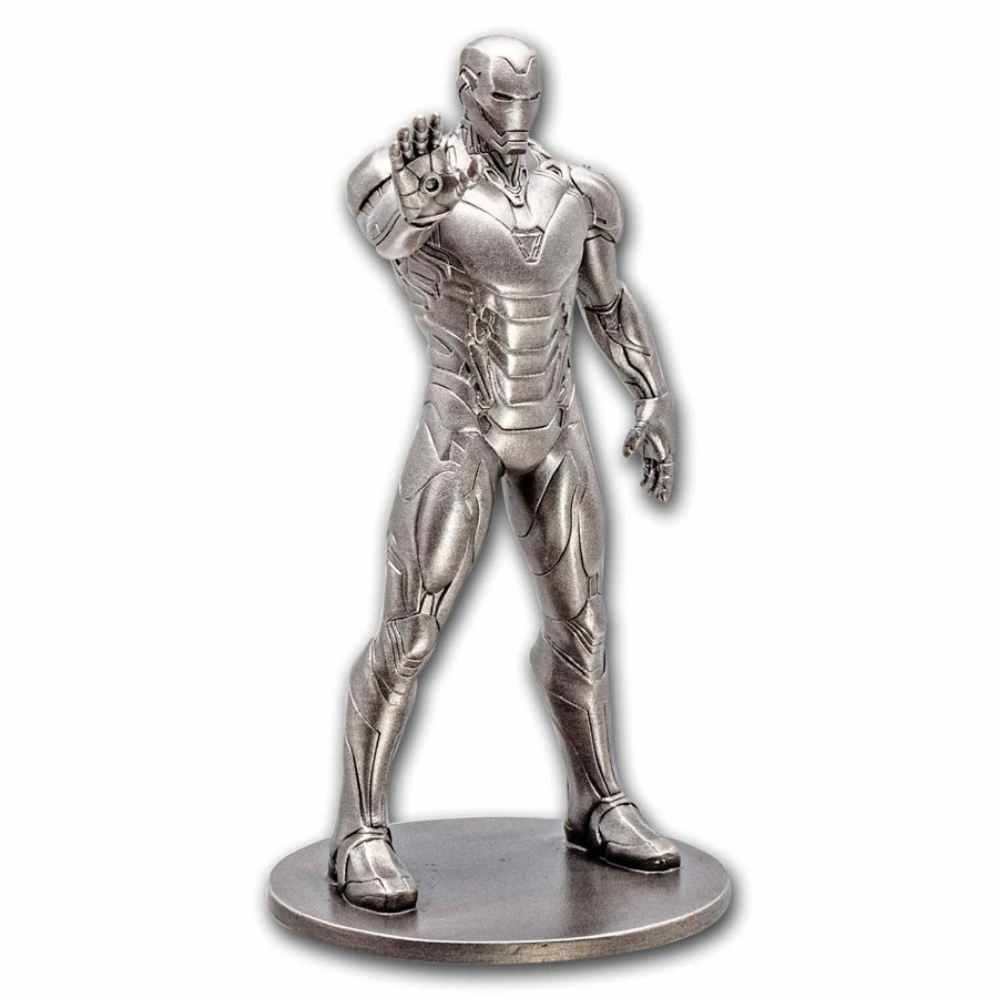 160 gram Silver Iron-Man Miniature Statue