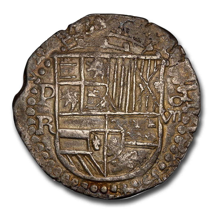 Buy (1603-12)-P Bolivia Silver 8 Reales Philip III AU-58 NGC | APMEX