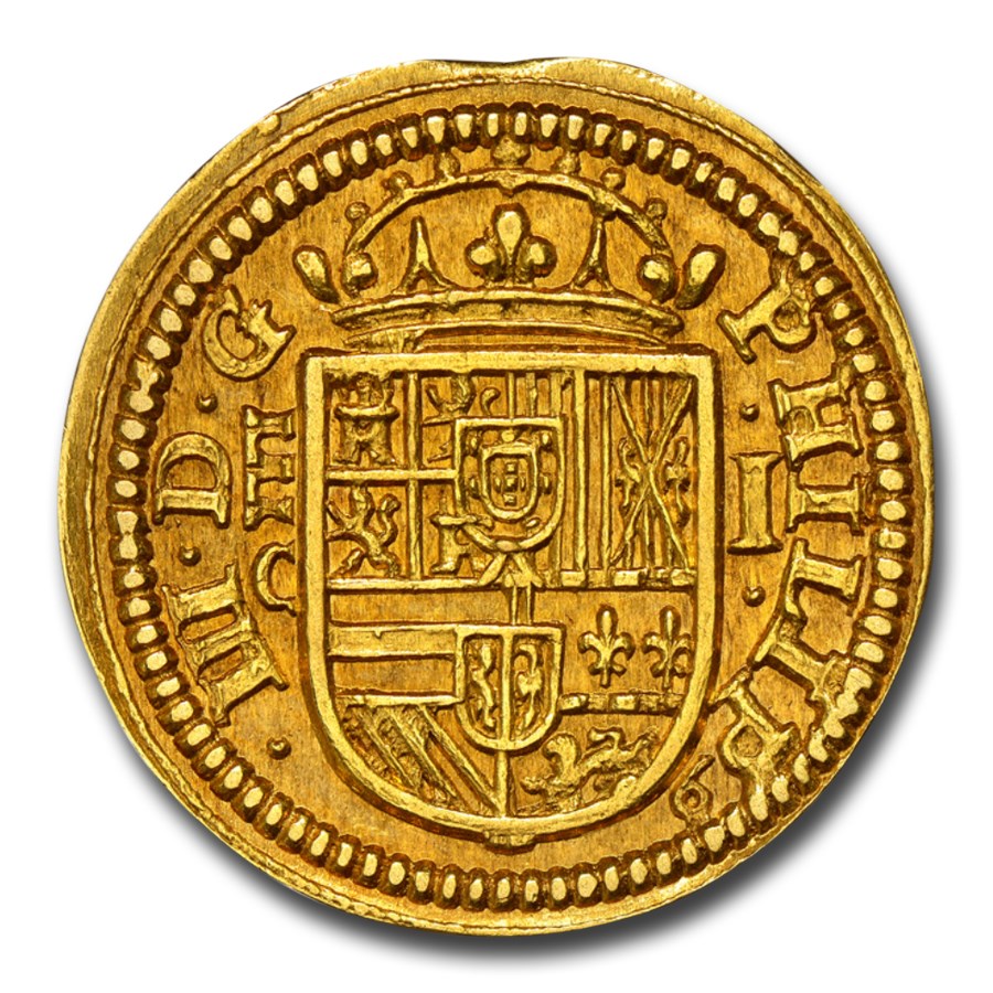 Buy 1608 Spain Gold Escudo Philip III MS-65 NGC | APMEX