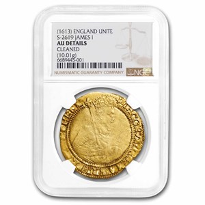 Buy 1613 England Gold Unite AU-Details NGC | APMEX