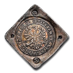 1621 Germany Silver Klippe 1 1/2 Thaler AU-58 NGC